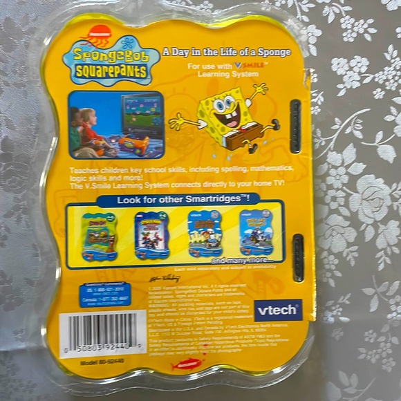 vtech | Toys | Vetch Smile Smartcartridge Spongebob Squarepants 68 Yrs ...